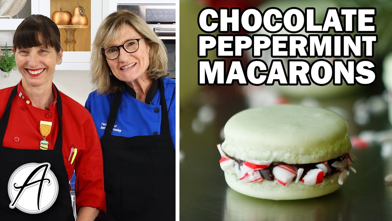 How to make Peppermint Macarons with Certified Master Baker Colette ...