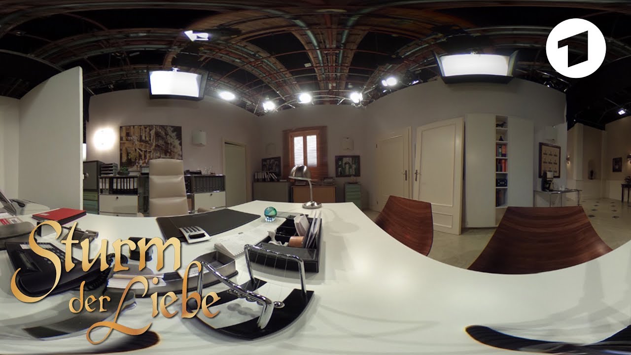 360-Grad-Freitag: Florian Frowein im Büro | Sturm der Liebe - YouTube