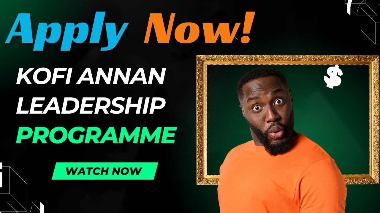 How to apply for Kofi Annan Leadership 2024 #viral - YouTube