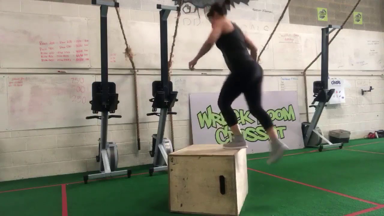 Burpee Box Jump Over Demo - YouTube