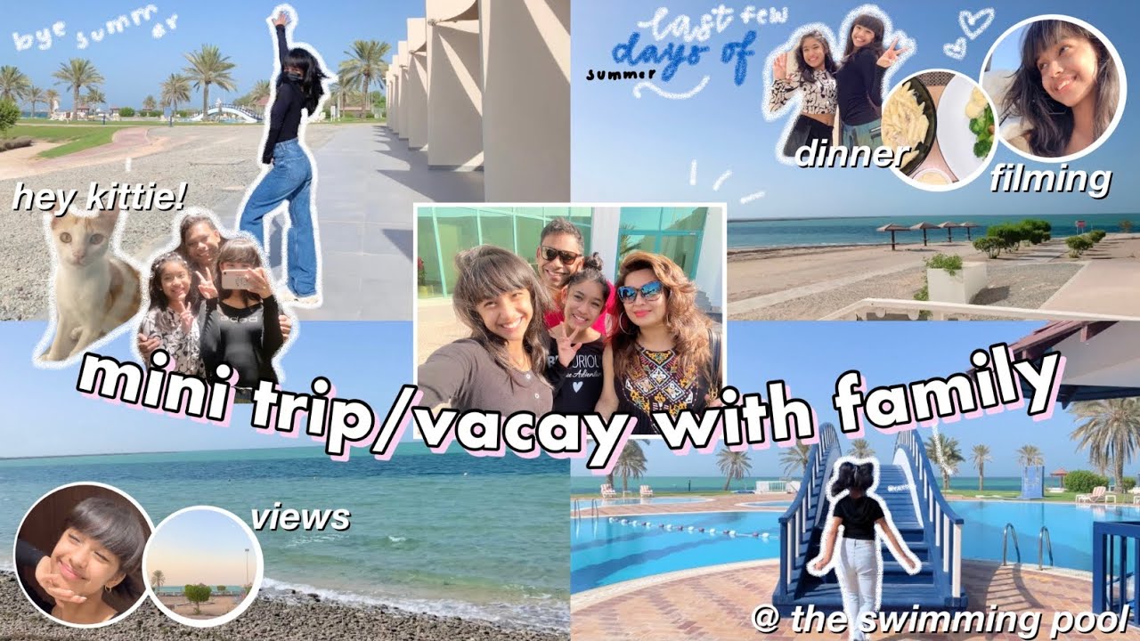 VLOG: mini vacay w/ family! *quick trip before summer ends* || summer ...