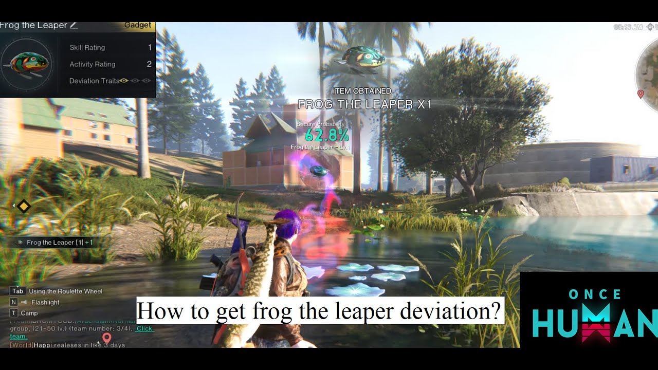 How to get Frog the leaper Deviant? - OnceHumanBeta - YouTube