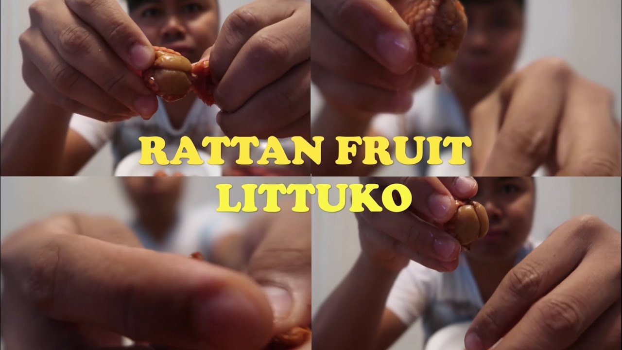 LITTUKO (RATTAN FRUITS FERMENTED IN VINEGAR) | MUKBANG - YouTube