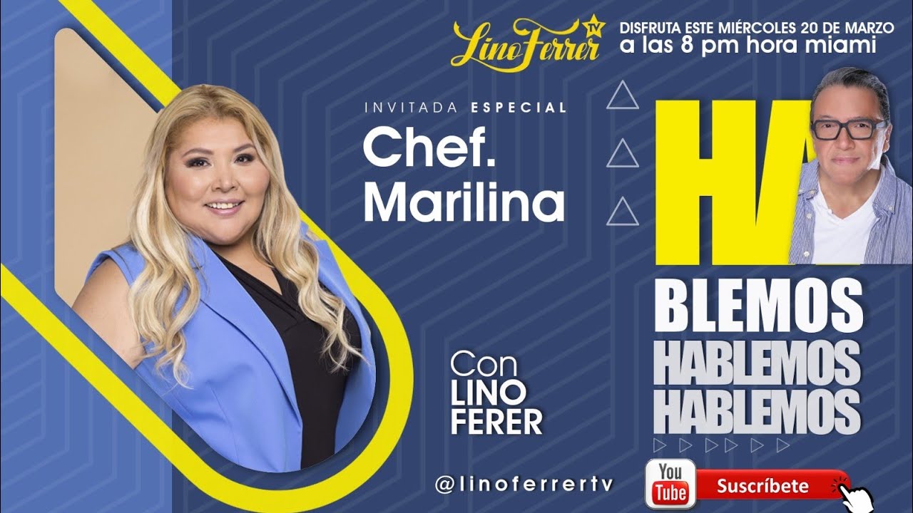 Hablamos con la Chef Marilina by Lino Ferrer TV - YouTube