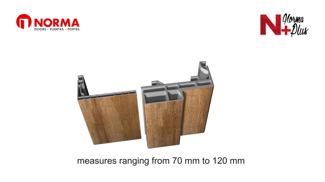 Cerco de PVC para puertas NORMA DOORS - YouTube
