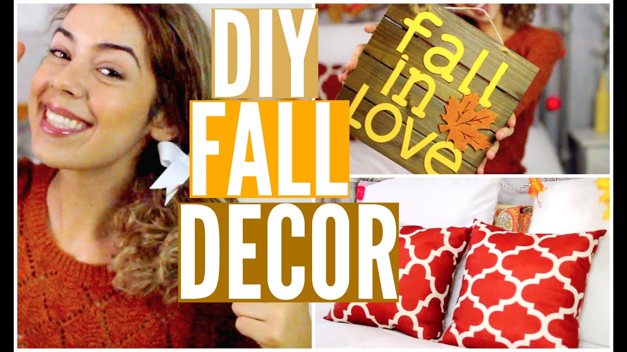 DIY Fall Room Decor! Cheap + Easy! - YouTube
