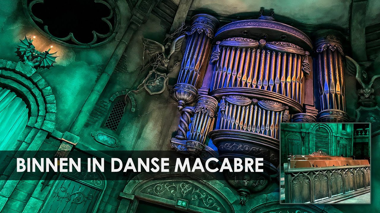De binnenkant van Danse Macabre in de Efteling (juli 2024) - YouTube