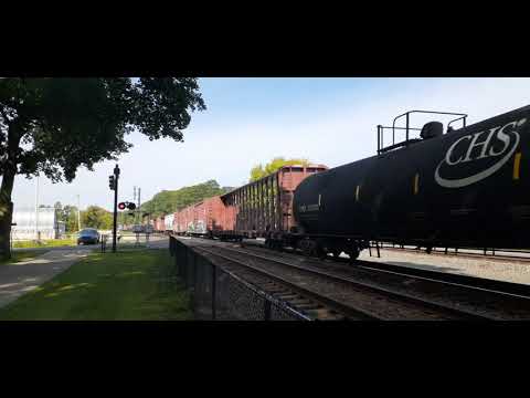 CSX K634 AND CSX Q169 MEET. WITH CP 7017 HU - YouTube