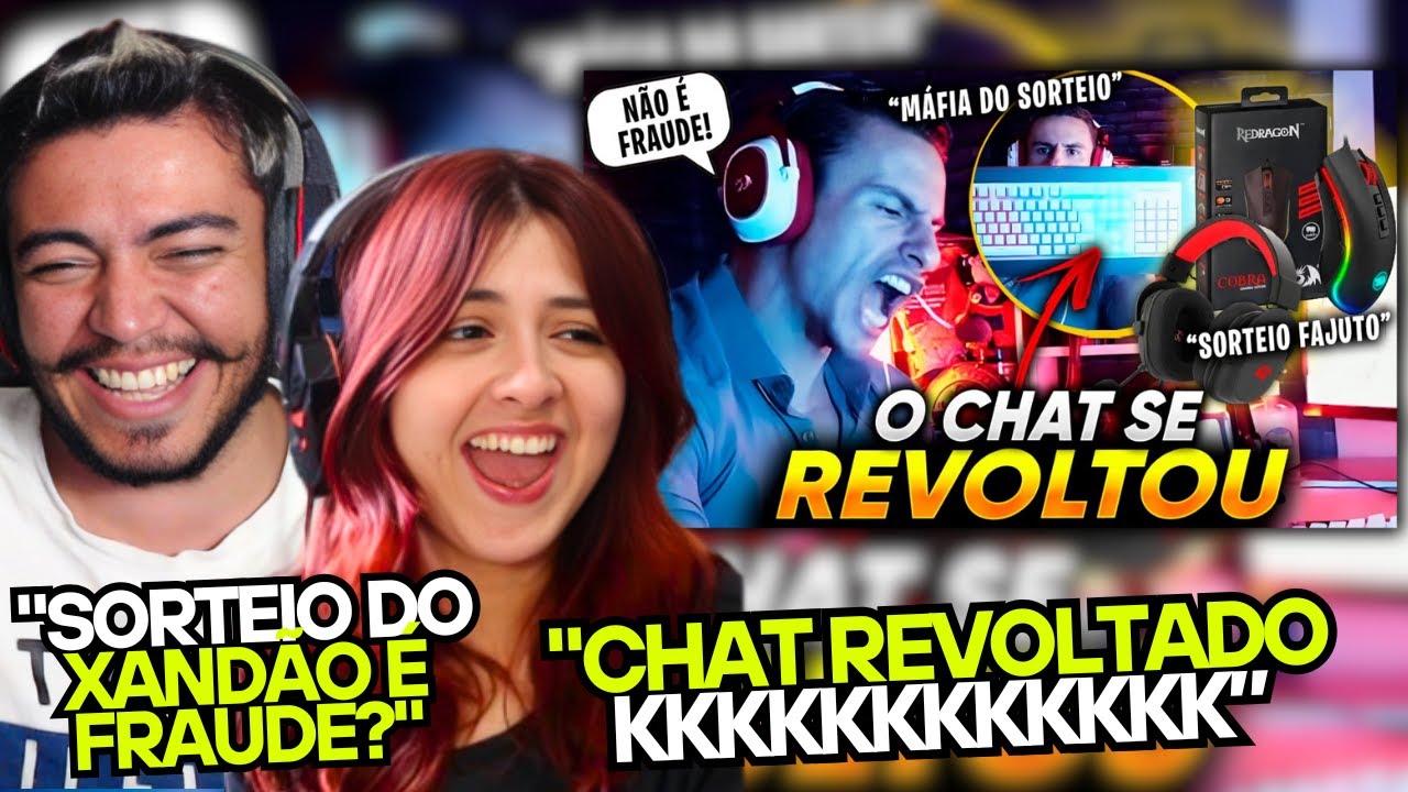 SUPER XANDÃO SORTEIA KIT DA TERABYTE e É ESTOMPADO PELO CHAT QUE SE REVOLTOU KKKKKKK | REACT ...