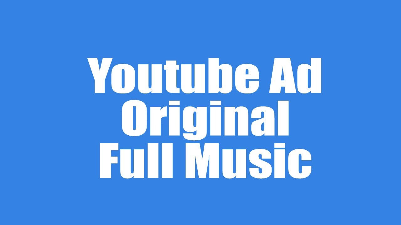 Youtube Music ad Music - YouTube