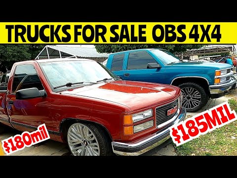 Trucks for sale OBS 4X4 GMC chevrolet zona autos mexico - YouTube