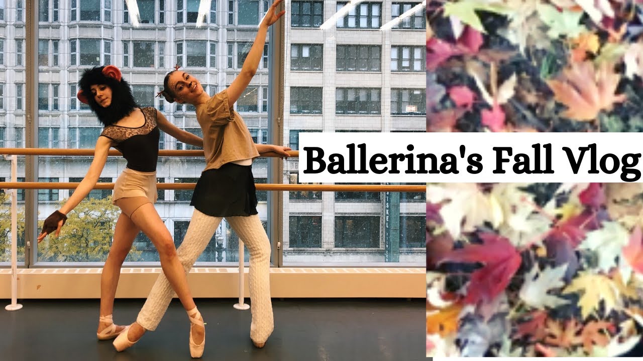 Ballerina FALL Vlog: Halloween and first snow - YouTube