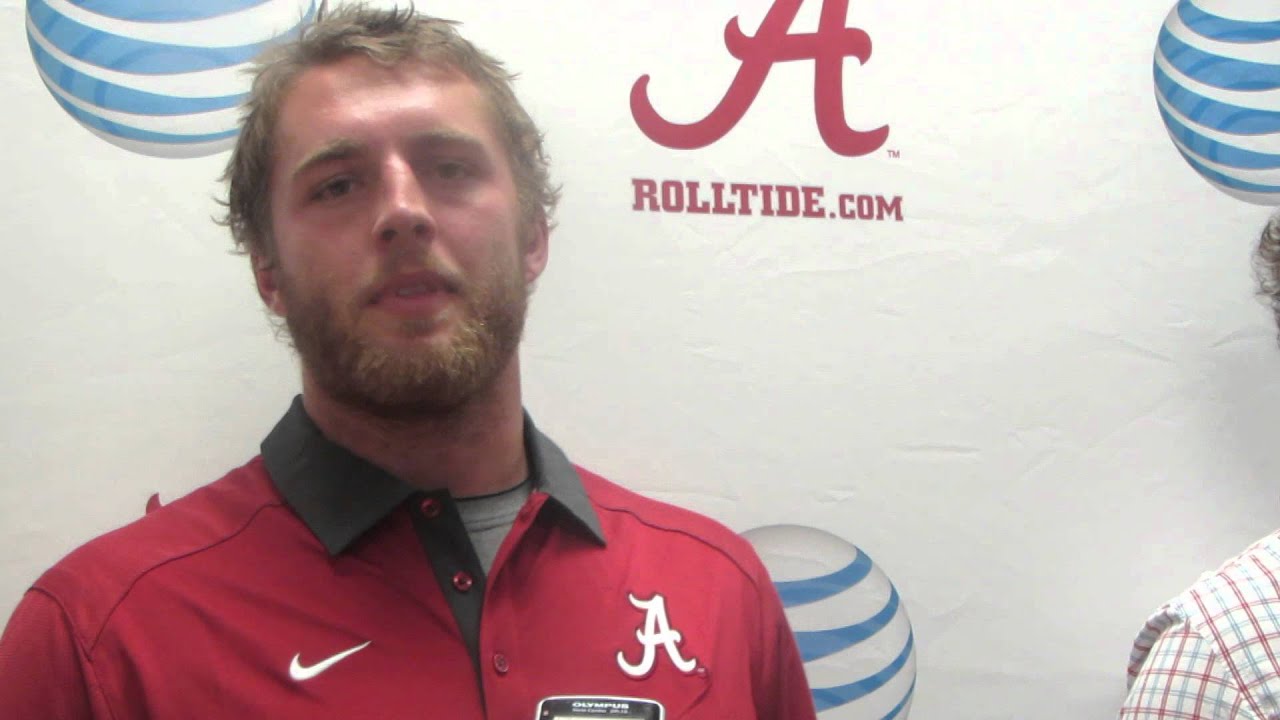 Alabama Linebacker Dillon Lee: Wisconsin Week 8/31/15 - YouTube