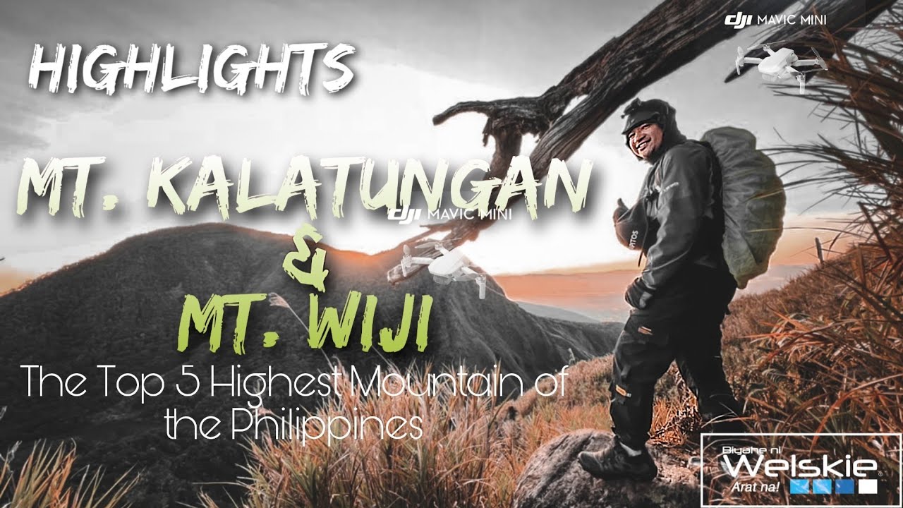 HIGHLIGHTS: Mt Kalatungan & Wiji(Mt Lumpanag) via 4K UHD Aerial Shot ...