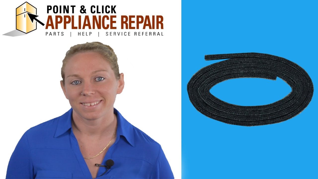 WE09X20441- Replacing Your GE Dryer's Felt Trap Duct - YouTube