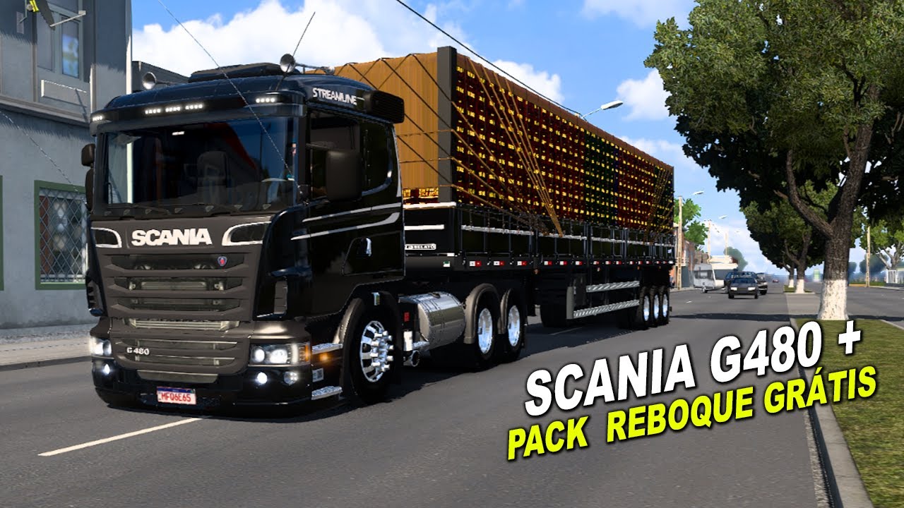 SCANIA G480 + PACK DE REBOQUE GRÁTIS, 1.52 (Rei Gamer). - YouTube