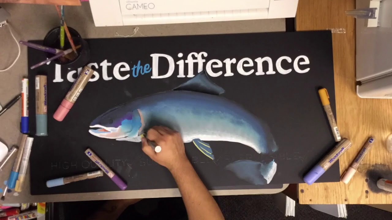 WFM Chalk Time-Lapse - YouTube
