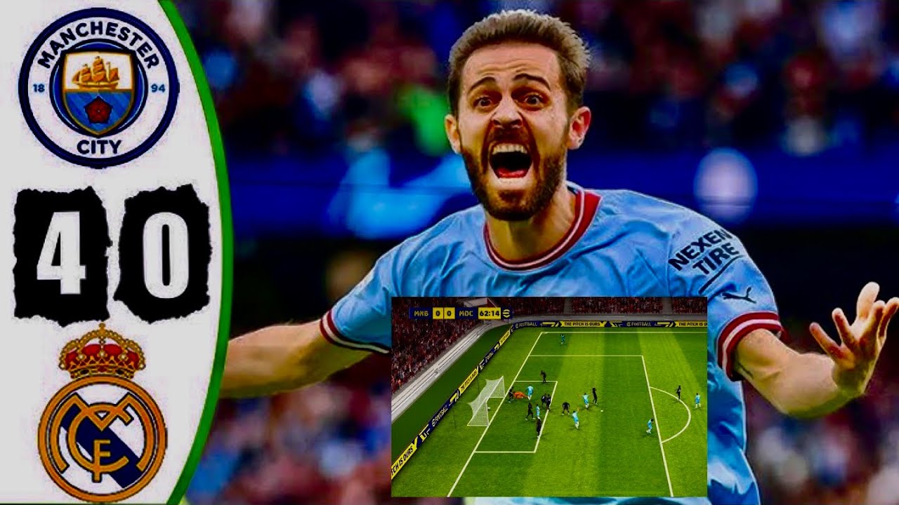REAL MADRID vs MANCHESTER CITY HIGHLIGHT FULL MATCH CHAMPION LEAGUE 🔥🔥🔥 ...