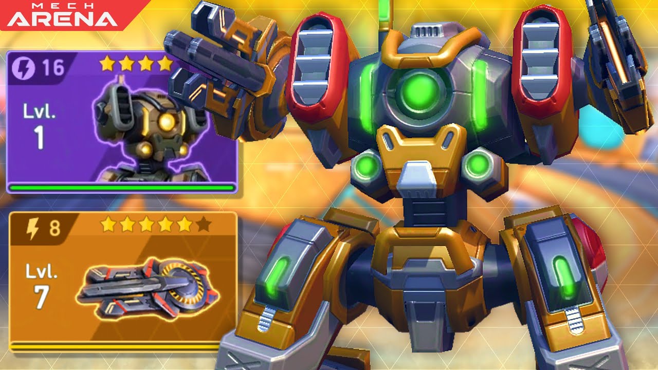 Redeemer + Disc Launcher 8 💥| Tactical Power! | Mech Arena - YouTube