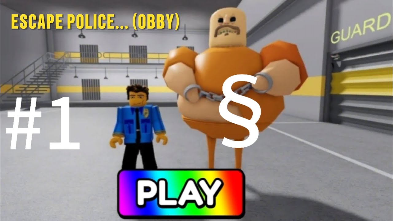 ESCAPE POLICE BASEMENT RUN! (OBBY) New #roblox - YouTube