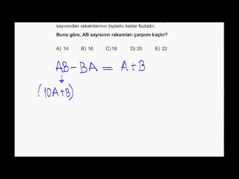 YGS 2017 Çözümleme Sorusu