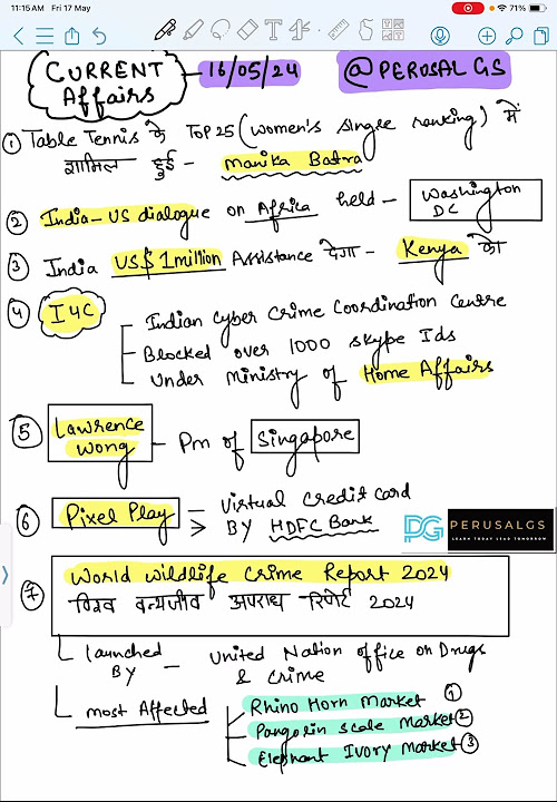 Current affairs ||16 May - YouTube