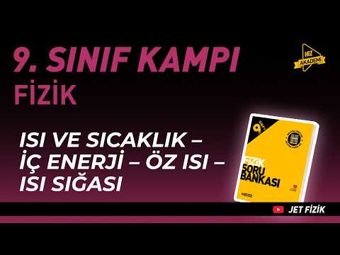 Isı ve Sıcaklık – İç Enerji – Öz Isı – Isı Sığası | Hız Akademi 9. Sınıf Fizik