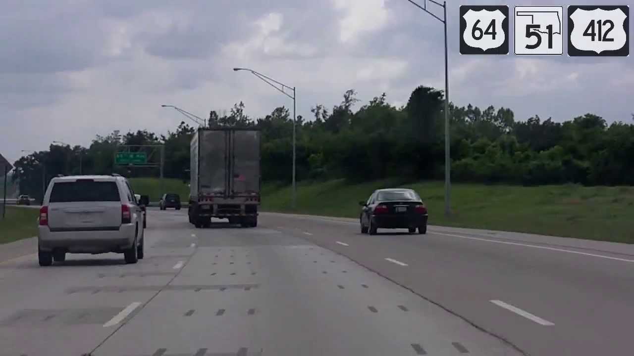 Tulsa Highways - Downtown Tulsa to Sand Springs - YouTube