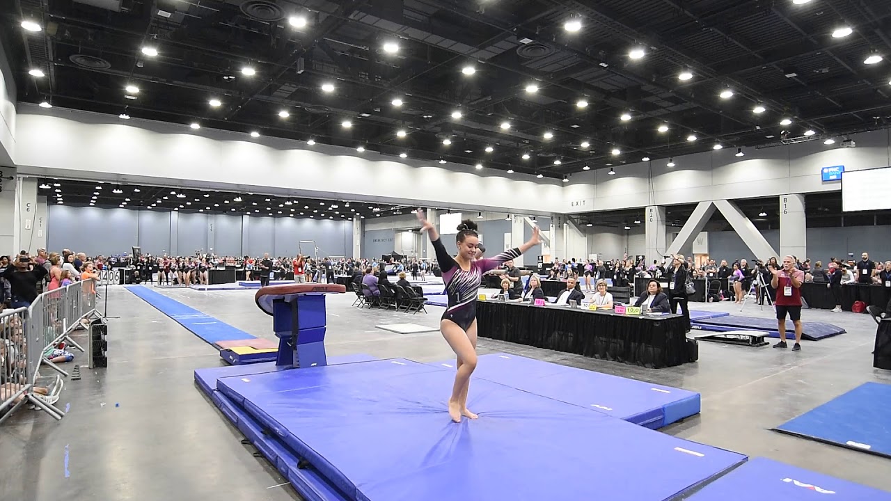 Milan Clausi - Vault 1 - 2018 Women's Junior Olympic National ...