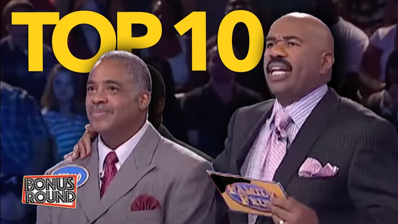 Top 10 Fast Money Family Feud Rounds With Steve Harvey - YouTube