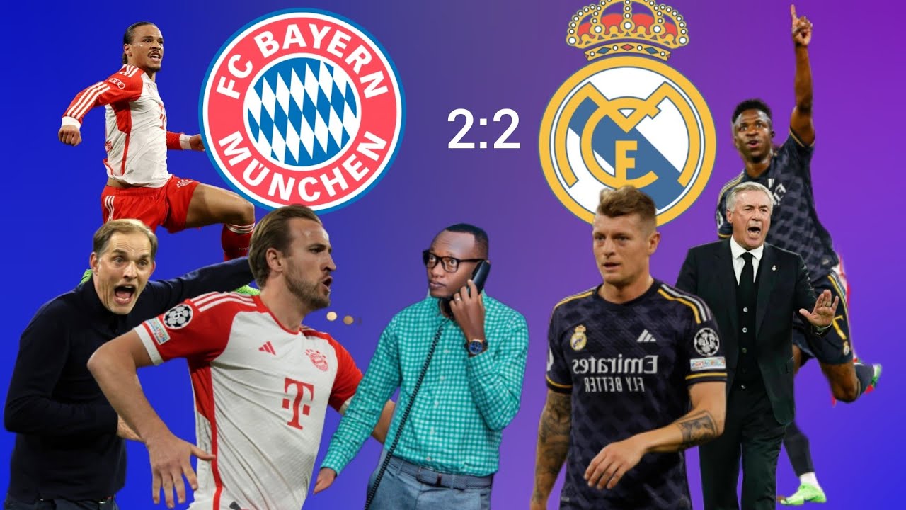 BAYERN 2:2 MADRID: FUADI B&B DORE UKO YOGEJE IBITEGO BYOSE, GOALAZOOOOO ...