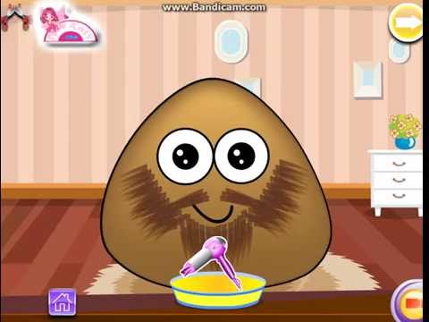 Pou Beard Salon Walkthrough Gameplay - YouTube