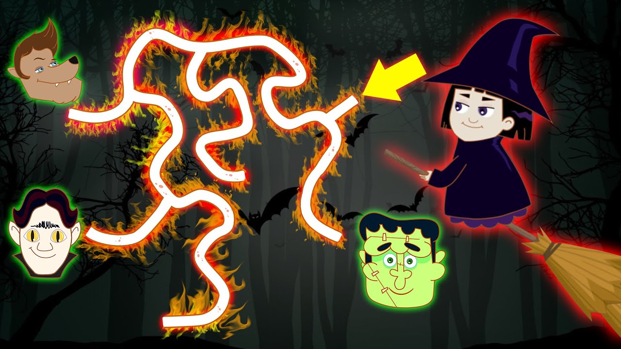 Haunted Maze Game | Fun Learning Games For Kids | Annie Aur Ben - YouTube