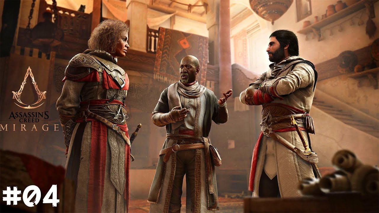 ASSASSIN'S CREED MIRAGE PC RTX Walkthrough اللغة العربية P4 - INTRO ...