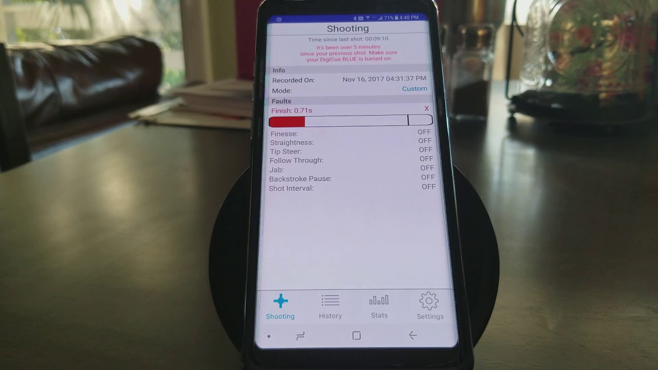 What happens when your DigiCue BLUE turns itself off? - YouTube