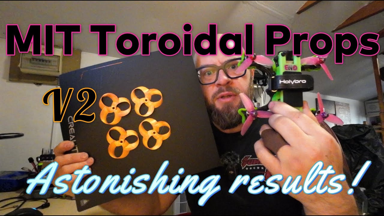 *V2* MIT Toroidal Prop Testing on a 3" Kopis FPV - ASTONISHING results ...