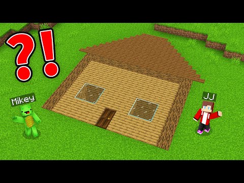 JJ and Mikey Found CURSED FLAT House - Maizen Parody Video in Minecraft