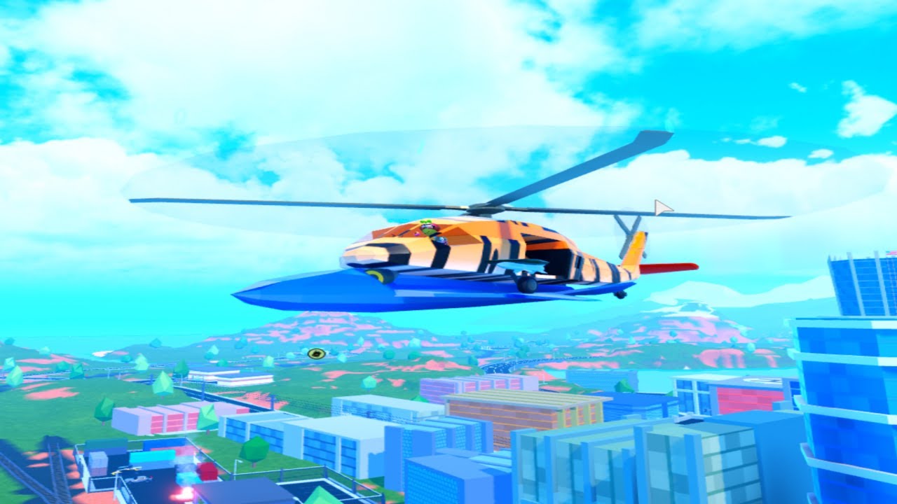Roblox Jailbreak - I LANDED ON A AIRDROP JET - YouTube
