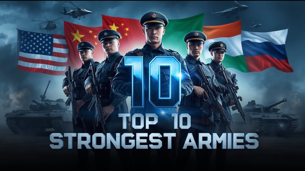 Top 10 Militaries Ranked Who Has the Strongest Army? - YouTube