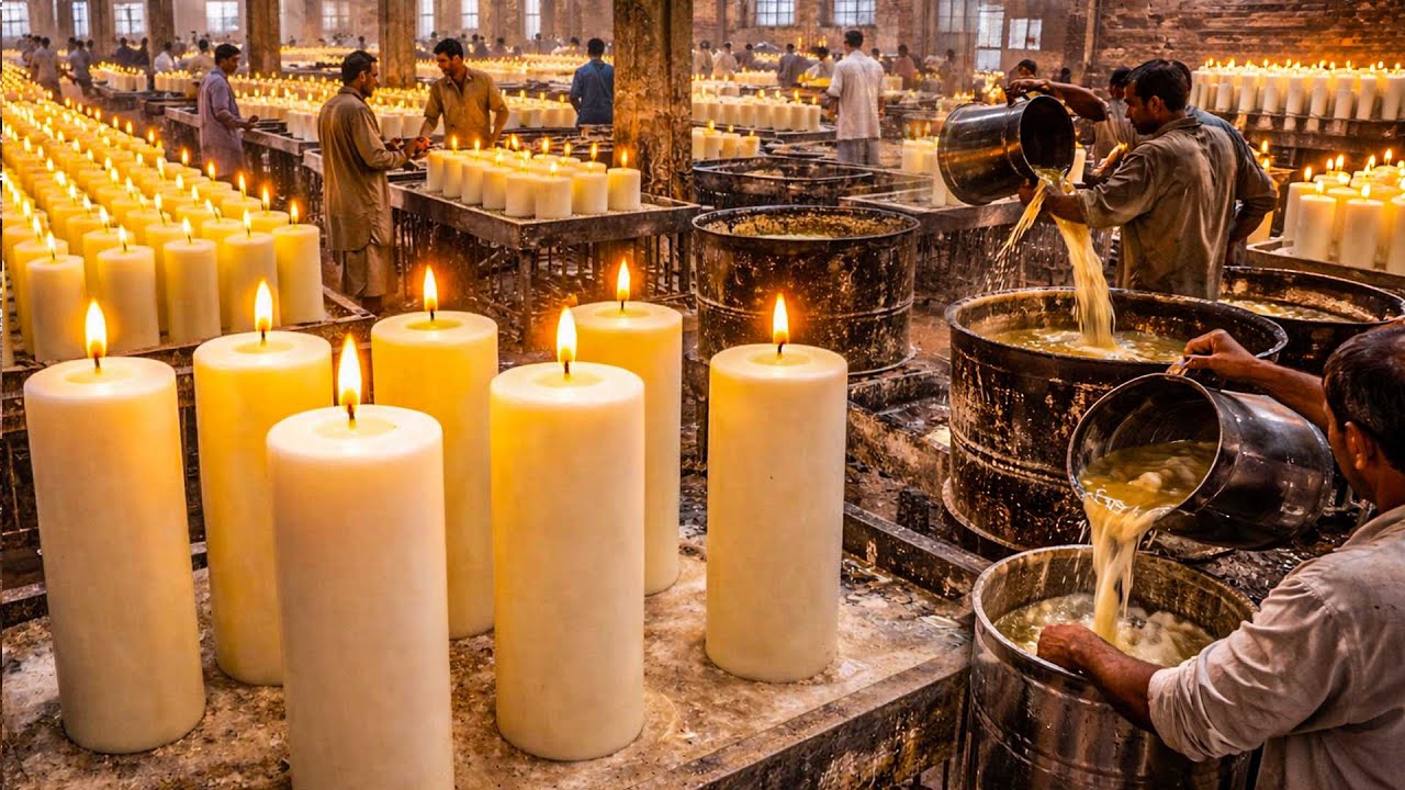 How Candles Are Made Step-by-Step Guide - YouTube