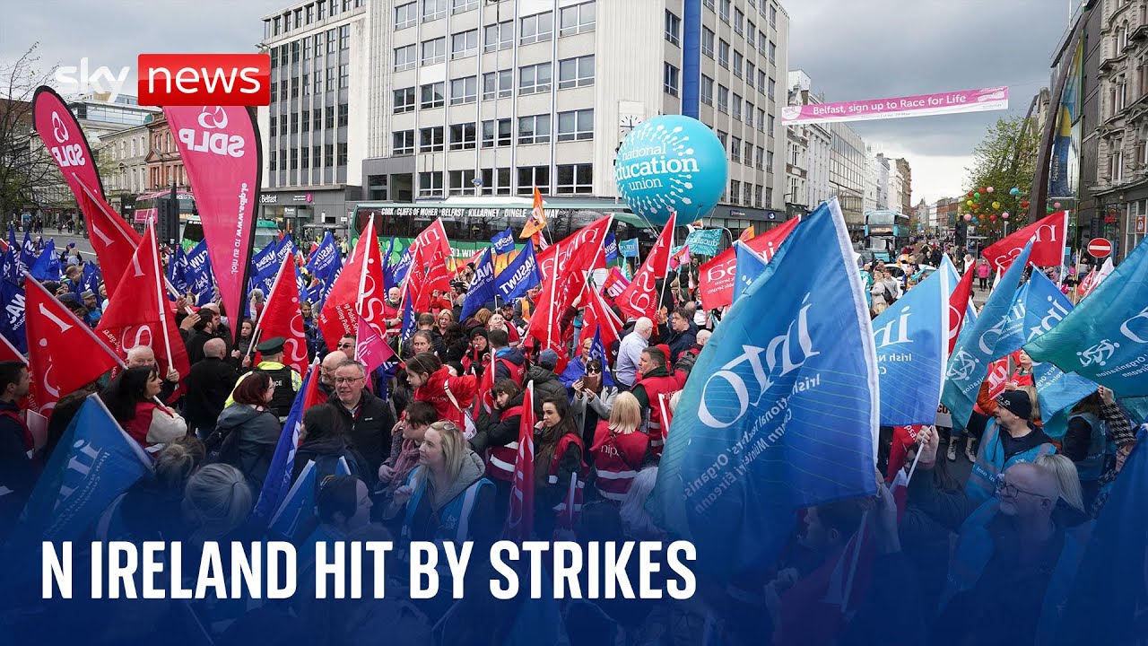 N Ireland: Largest strike in 50 years expected as public sector workers ...