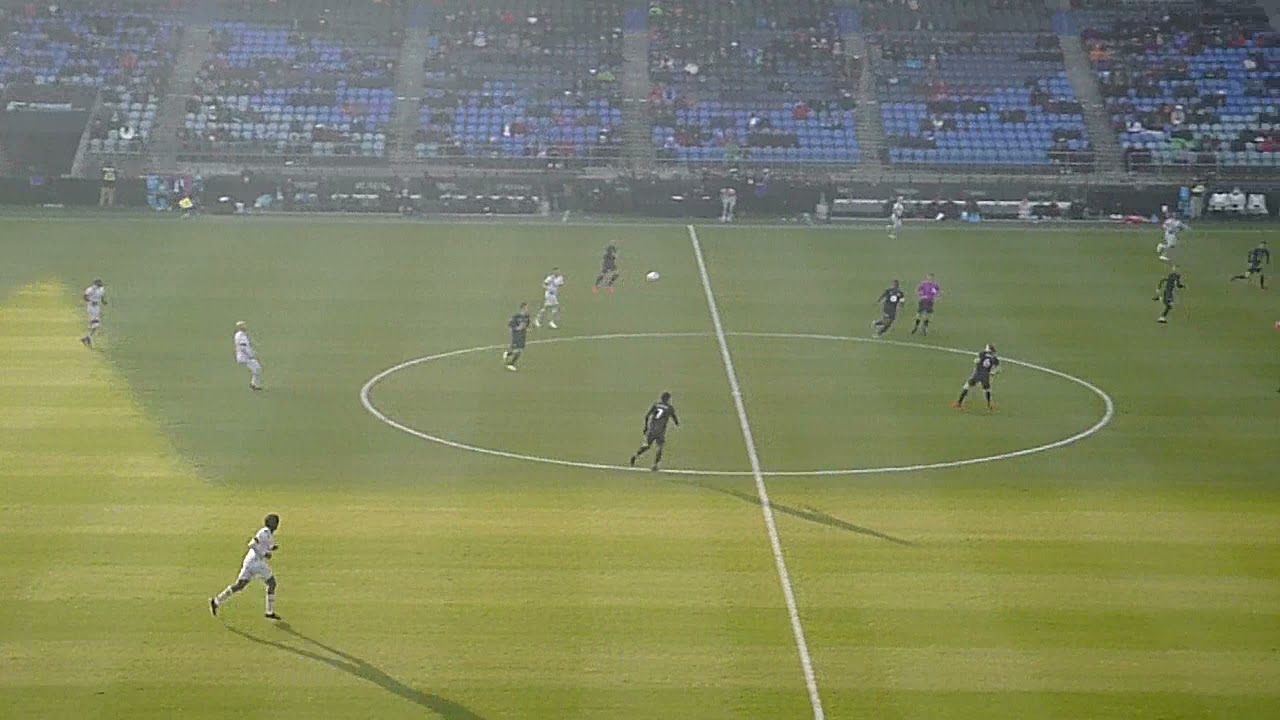Jordan Perruzza of Toronto FC hits the post vs. CF Montreal (Impact) in ...
