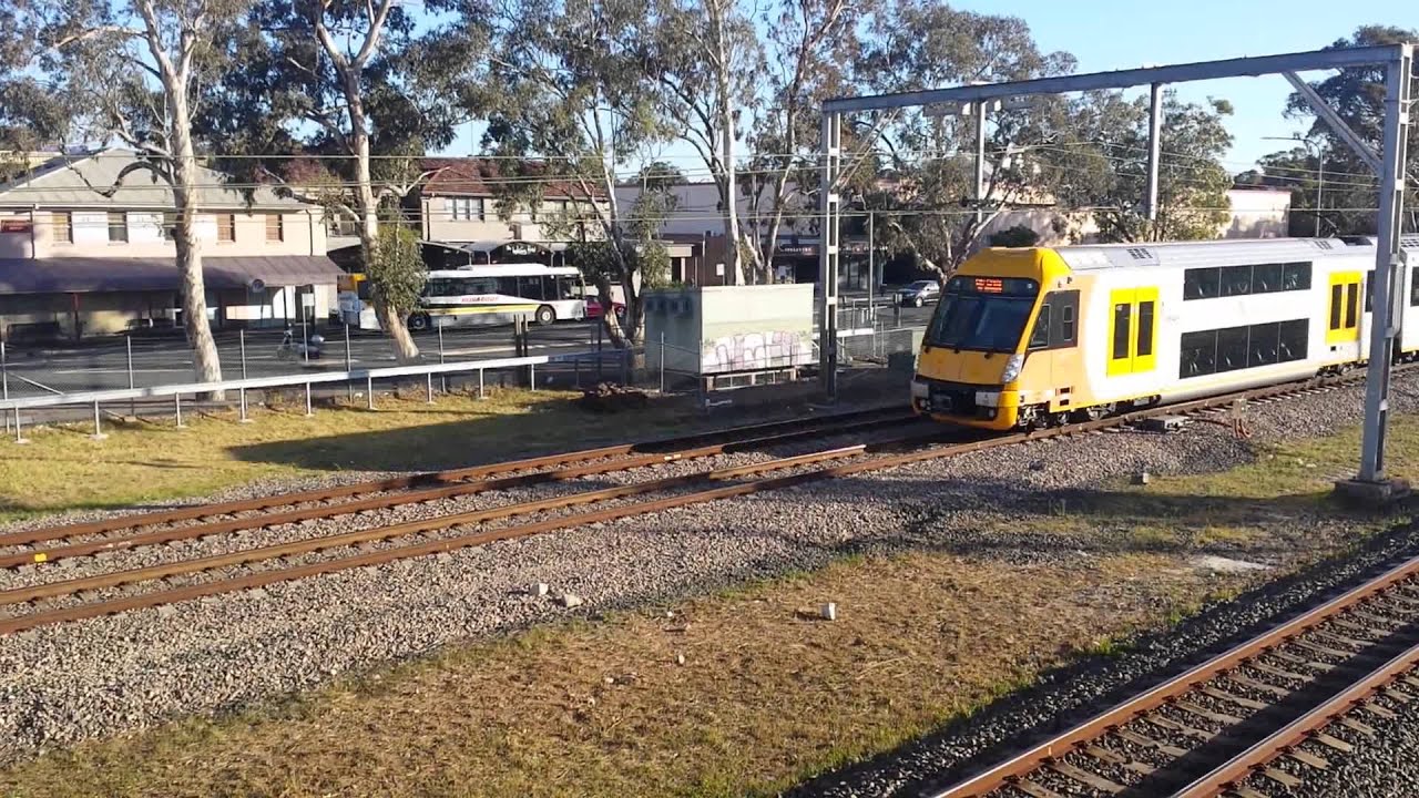 SYDNEY TRAINS WARATAH A35 ARRIVING AT INGLEBURN ST - YouTube