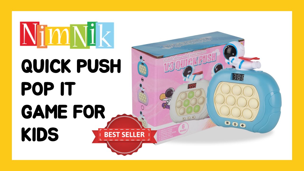 NimNik Quick Push Pop Game: Fidget Toy & Handheld Puzzle Pop It games ...