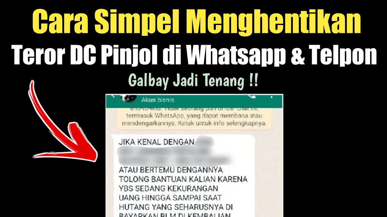 CARA MUDAH DAN SIMPEL UNTUK HENTIKAN TEROR DARI DC PINJOL SAAT GALBAY ...