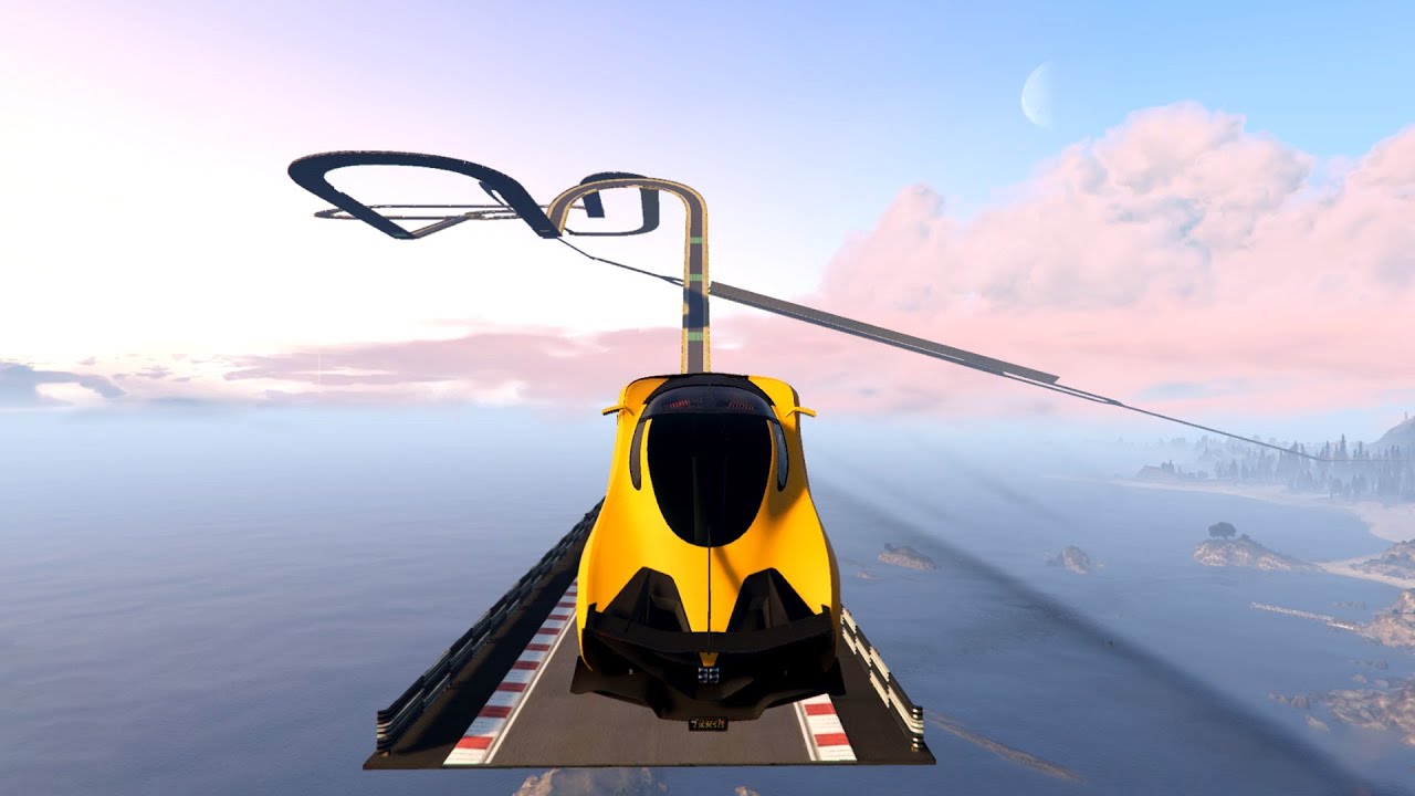 Sky Road Race I GTA V GAMEPLAY I STUNT RACE - YouTube