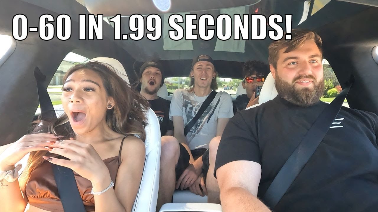 TESLA MODEL S PLAID LAUNCH REACTIONS! *Funny* (Ep. 2) - YouTube