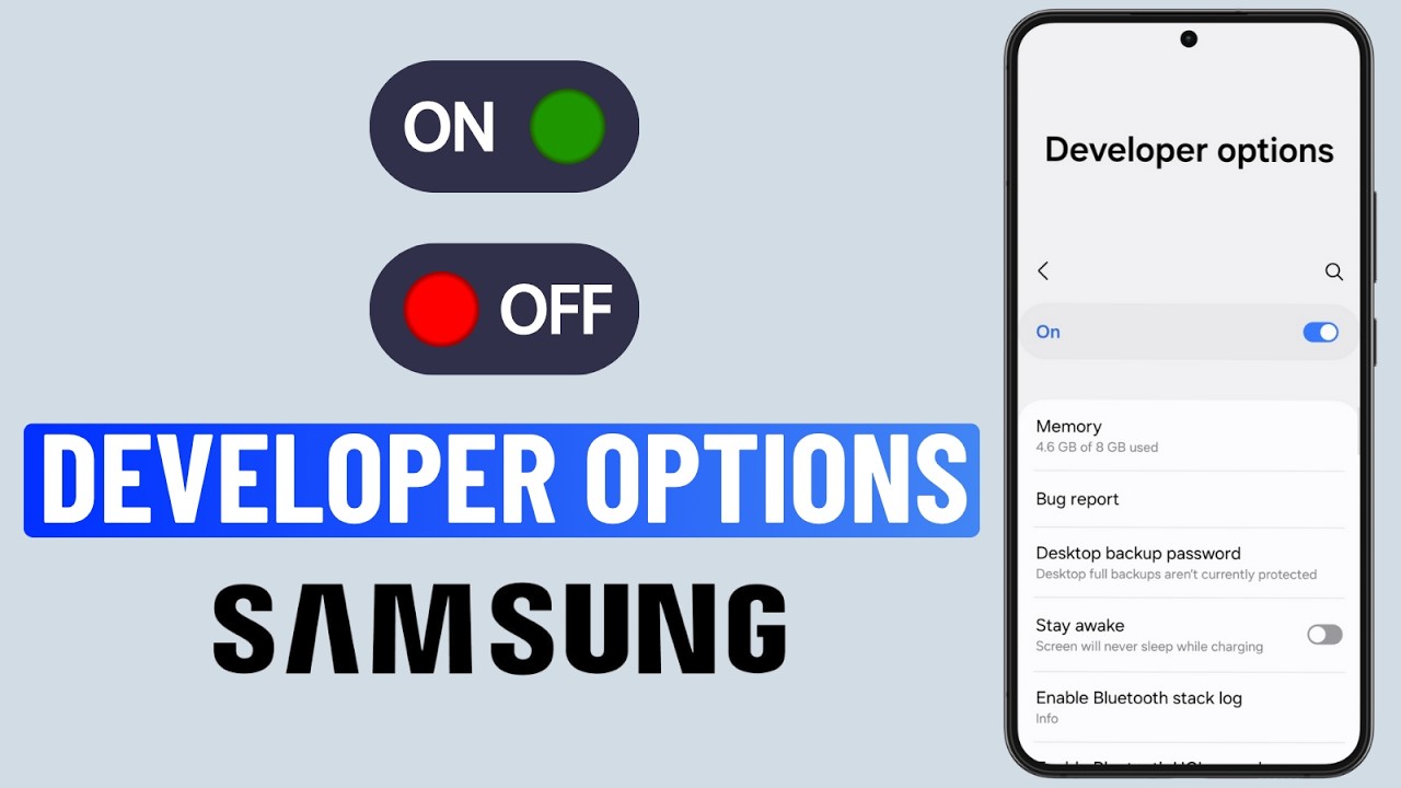 How to Turn On or Off Developer Options on Any Samsung Phone - YouTube