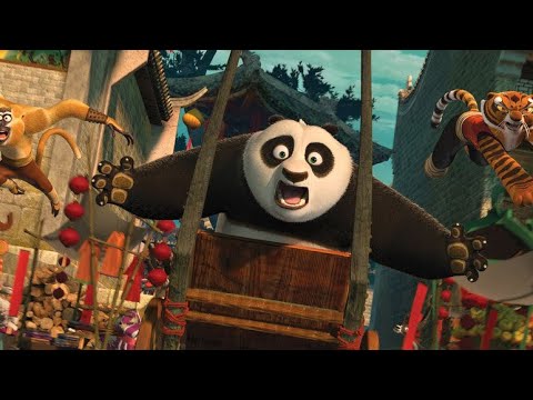 Kung Fu Panda 2 rickshaw surfing (Mud) - YouTube