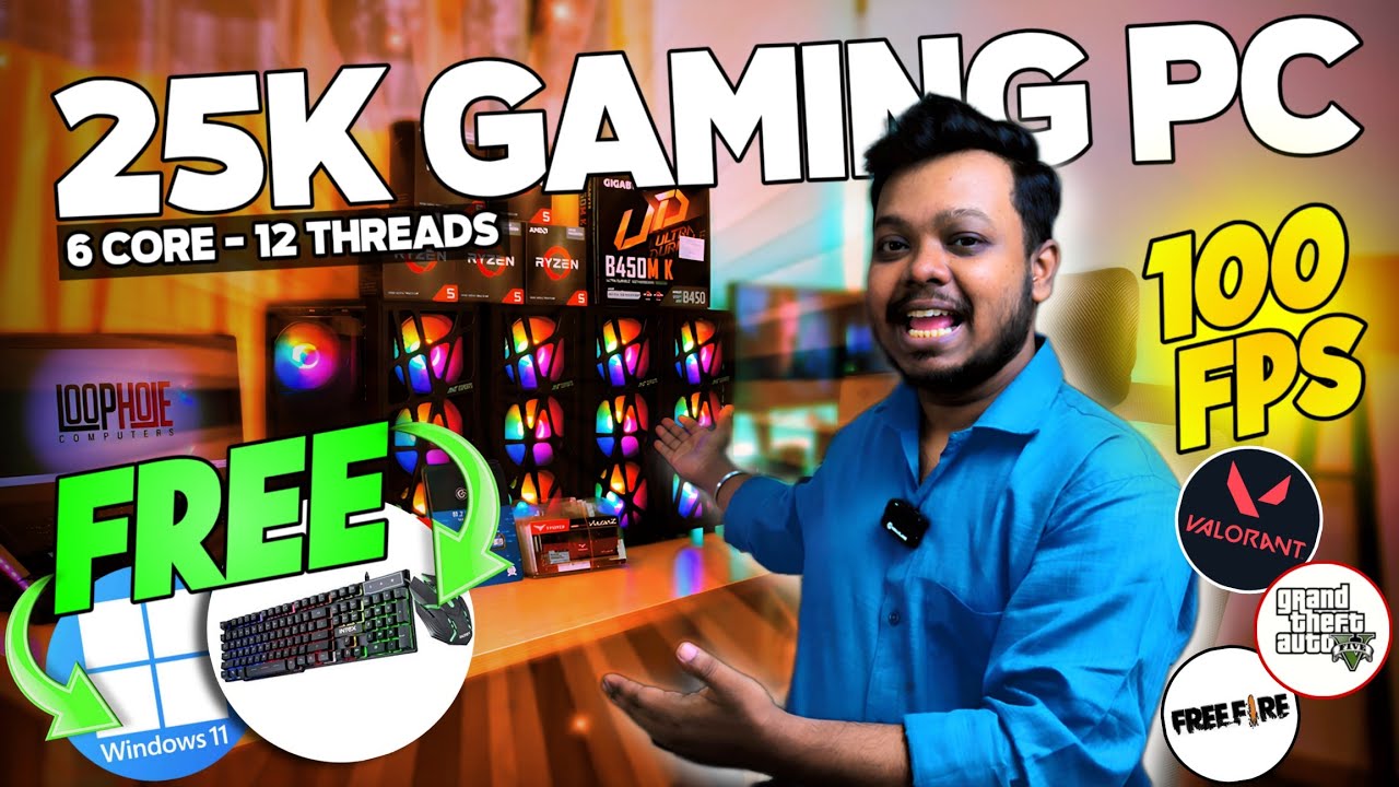 INSANE - Rs. 25000 Budget Gaming Editing PC!! Exciting FREE Gifts 🎁 ...